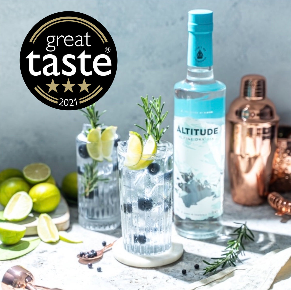 Altitude Gin wins three-star rating at Great Taste Awards